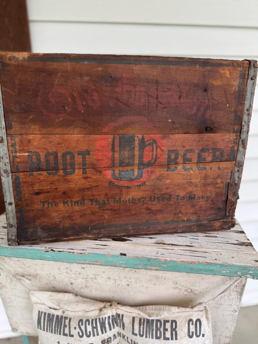 Vintage 1930s Root Beer Wood Box: Soda Advertising Crate - Etsy