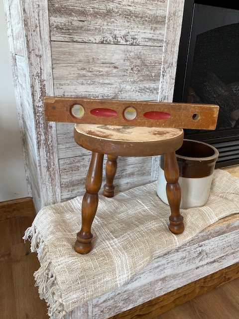 Wood Vintage Level Tool, Wooden Level, Old Wooden Farmhouse Tool Ready ...