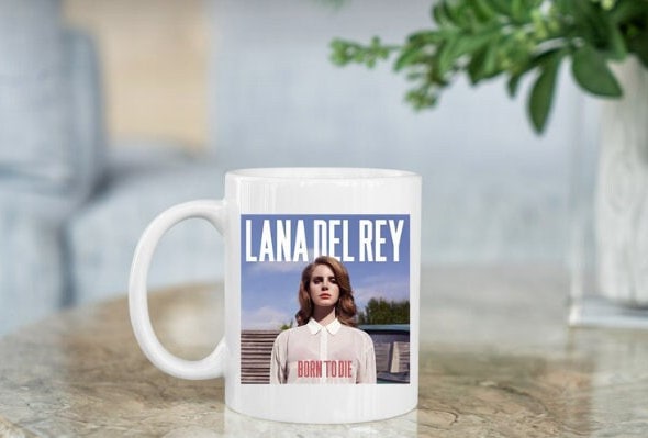 11oz Lana Del Rey Single Toned Mug | Born To Die Album Cover | Lana Del ...