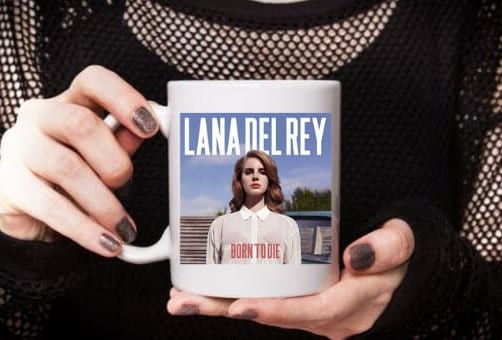 11oz Lana Del Rey Single Toned Mug | Born To Die Album Cover | Lana Del ...