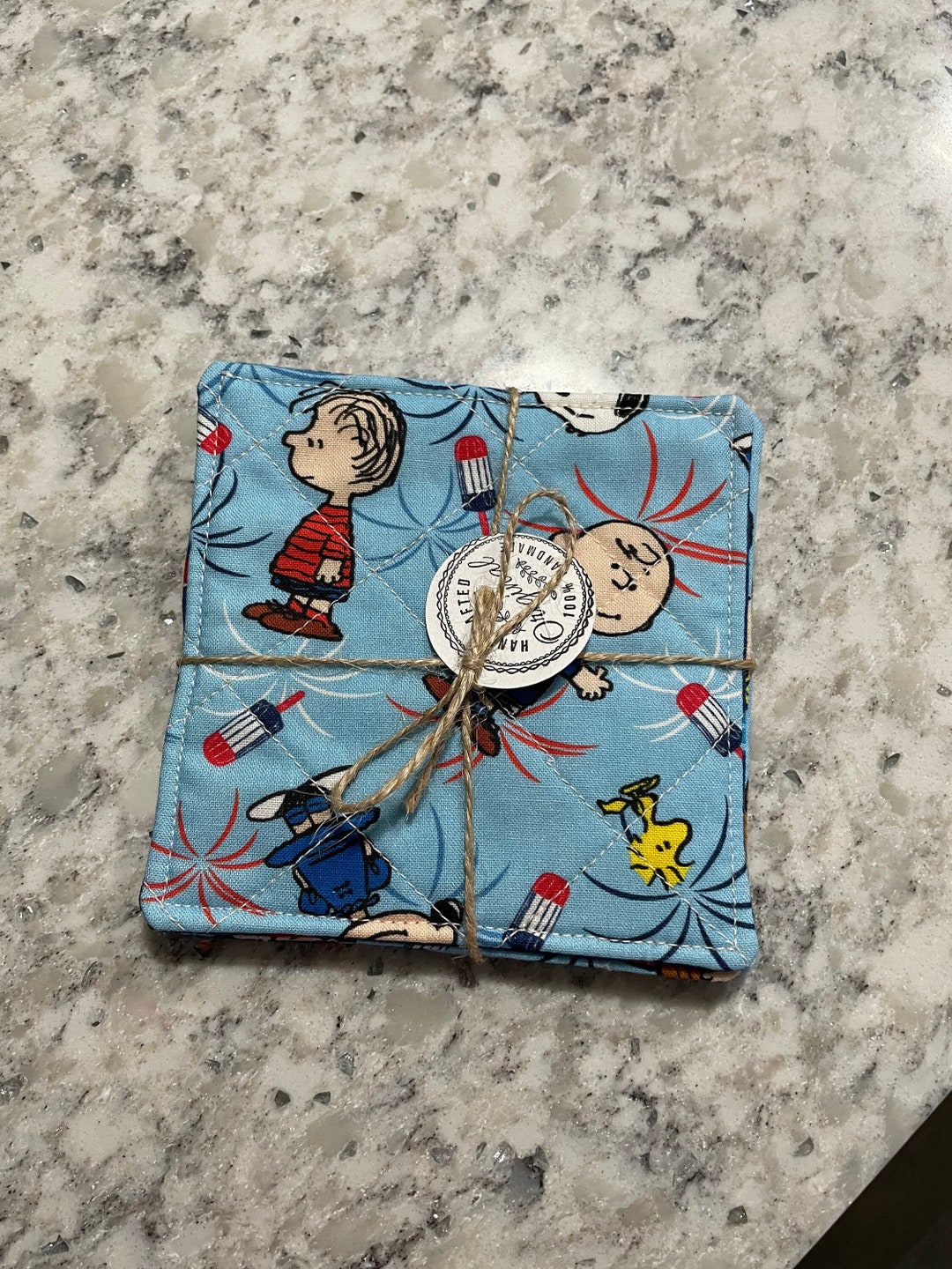 Handcrafted Patriotic Peanuts Coasters Fouth of July. - Etsy