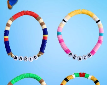 Super Mario Bracelet Mario Bracelet Bowser Bracelet Mushroom Bracelet ...