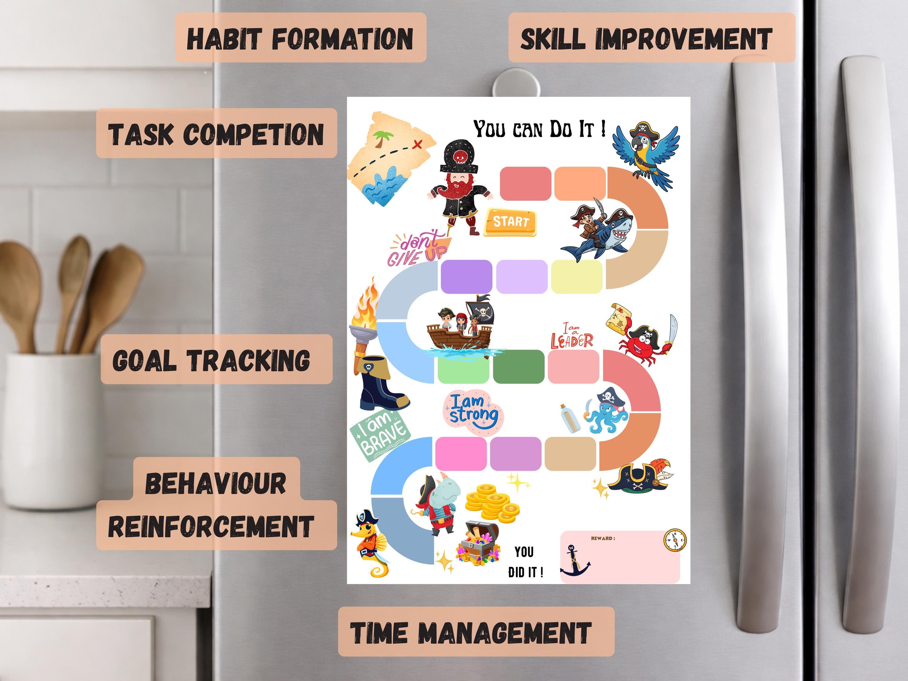 Pirate-themed Reward Chart – Printable Kids Behavior Chart - Etsy