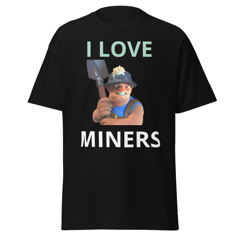 I Love Miners Shirt - Etsy