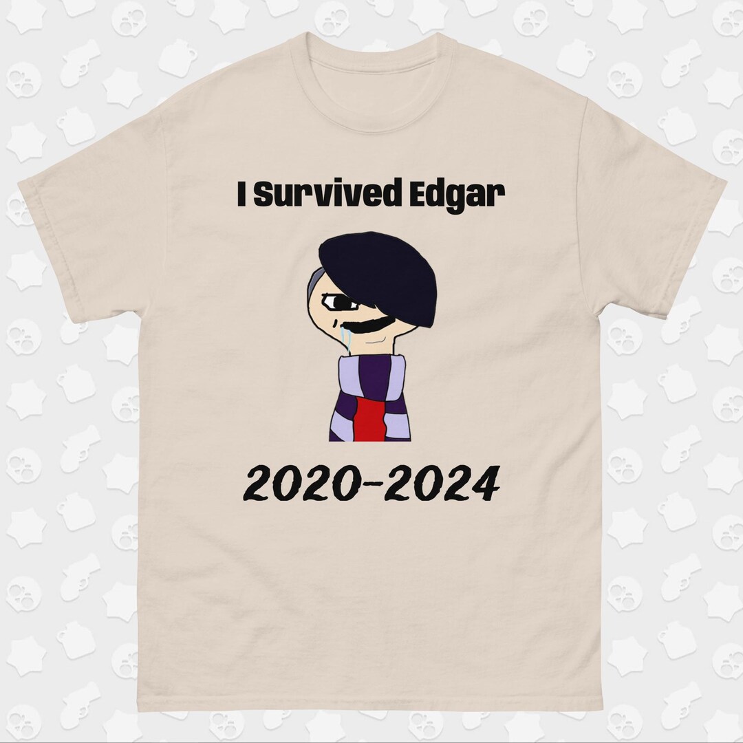 I Survived Edgar Brawl Stars Cool Funny Shirt Brawl Stars T Shirt Cool ...