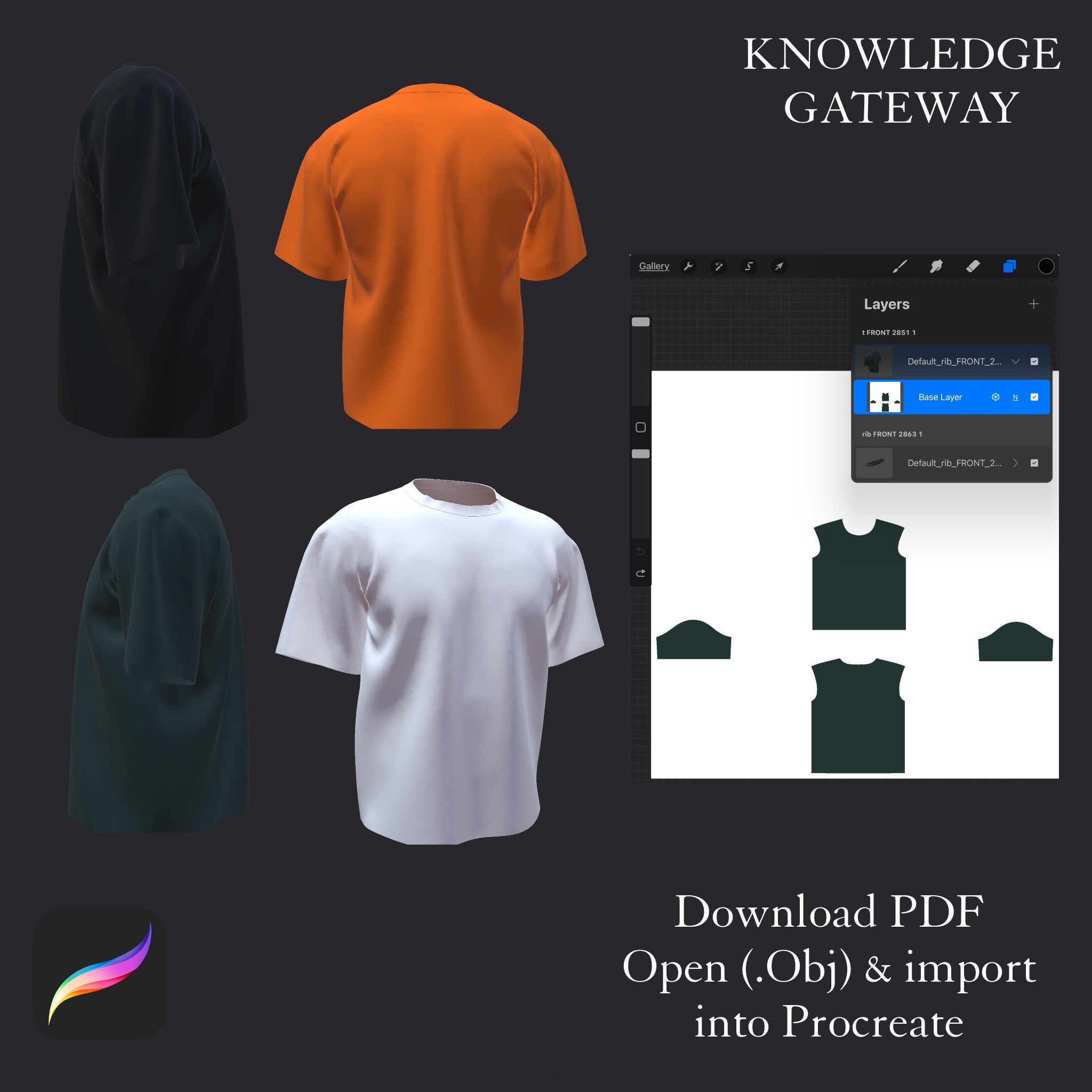 Ultimate Collection of Procreate 3D Object Models for Seamless Design ...