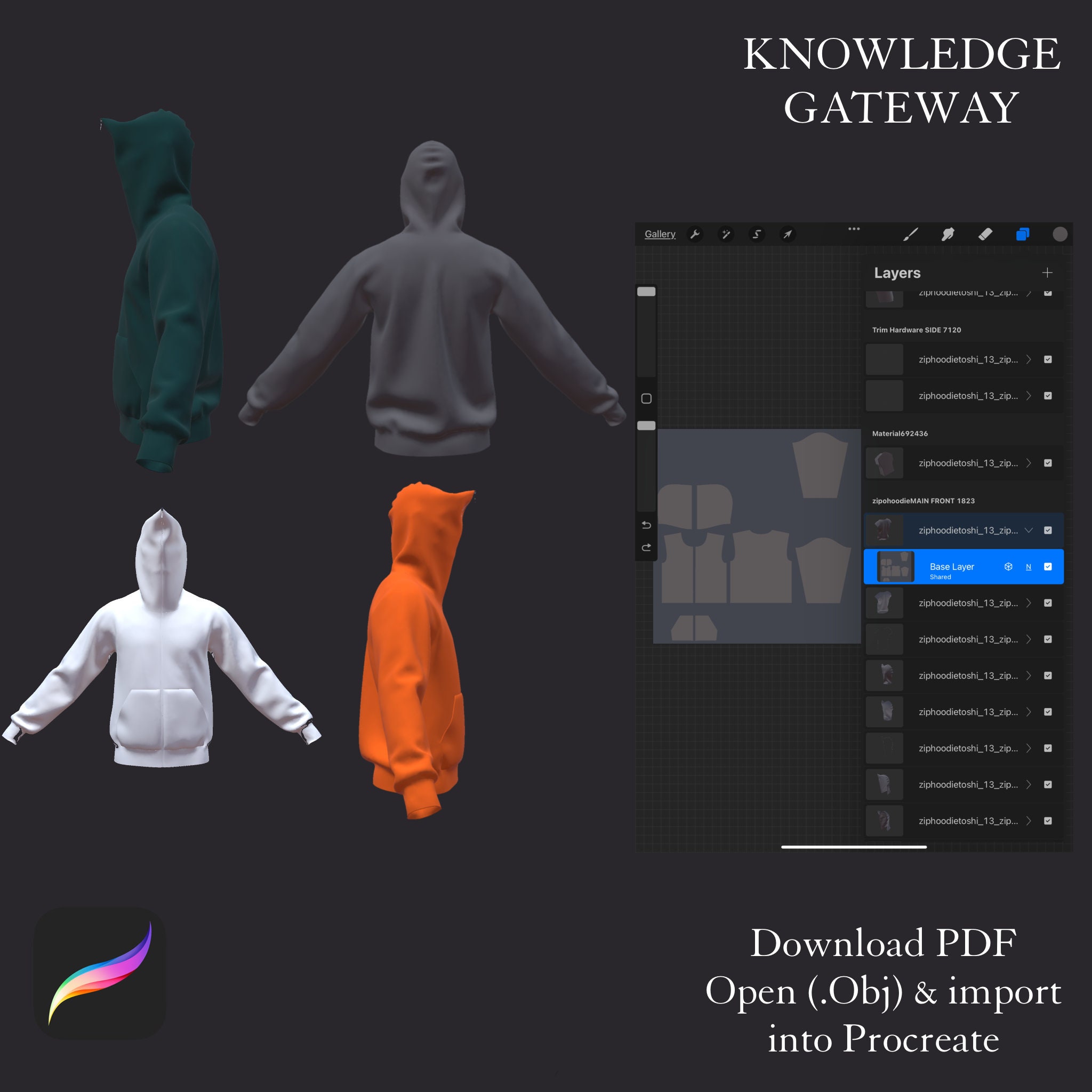 Ultimate Collection of Procreate 3D Object Models for Seamless Design ...