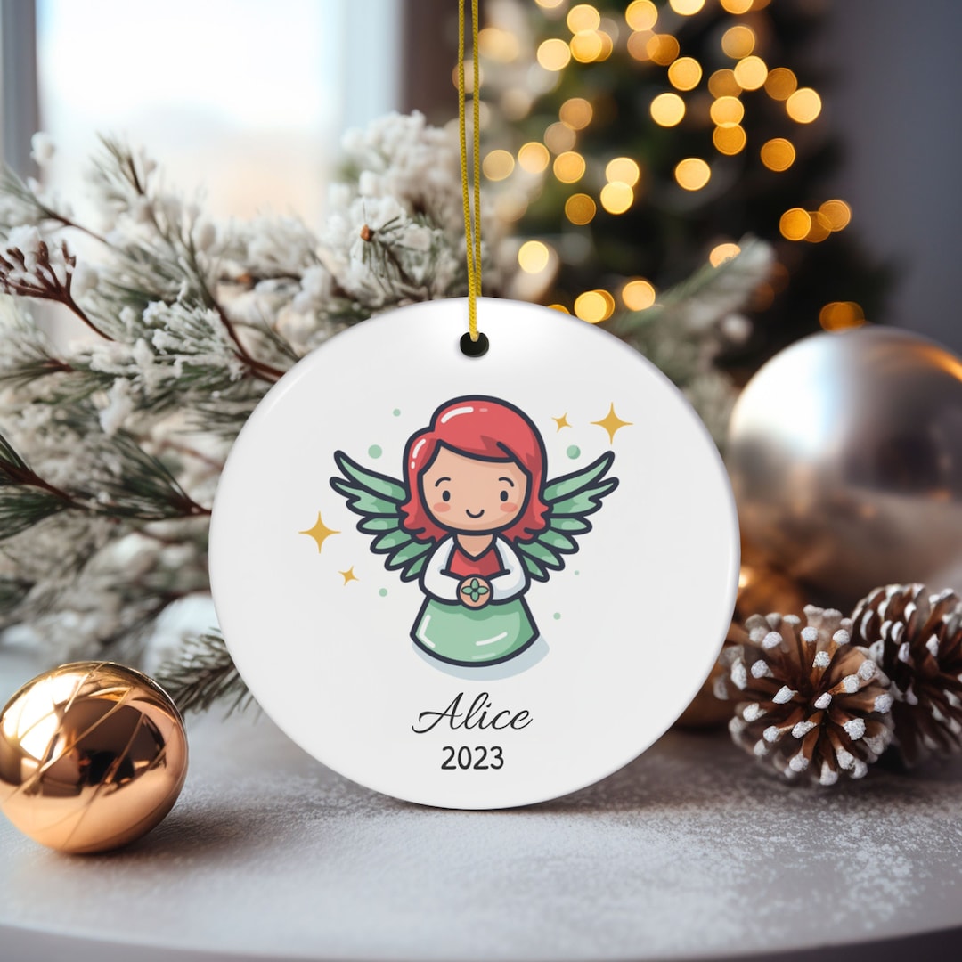 Personalized Angel Ornament, Childs First Christmas, Angel Gift ...