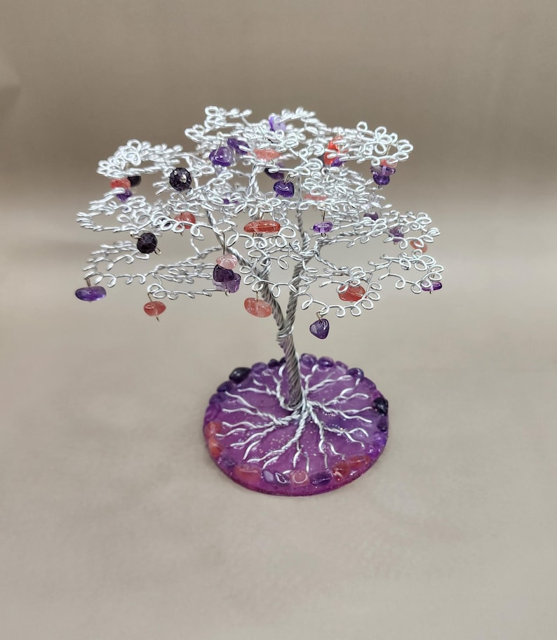 Crystal Wire Tree Sculpture - Etsy