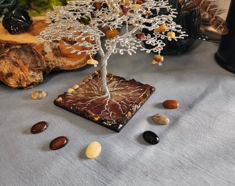 Crystal Wire Tree Sculpture - Etsy