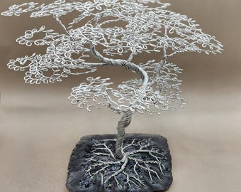 Crystal Wire Tree Sculpture - Etsy