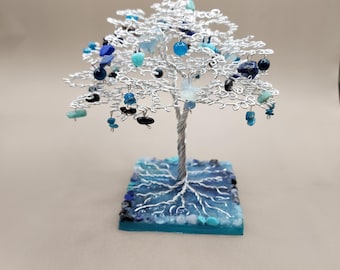 Crystal Wire Tree Sculpture - Etsy