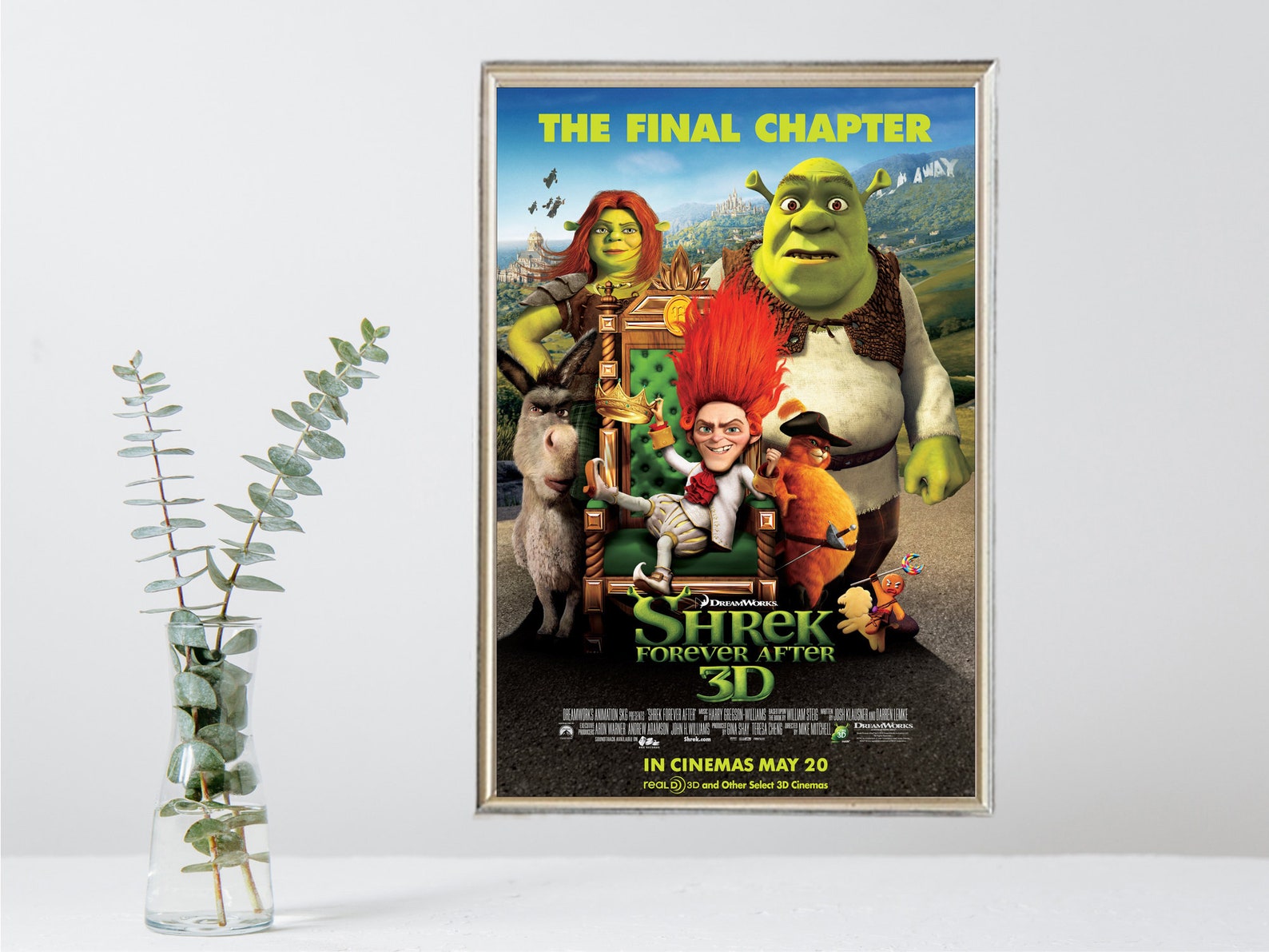 Shrek Movie Poster Vintage Movie Poster Limited Edition Collectible ...