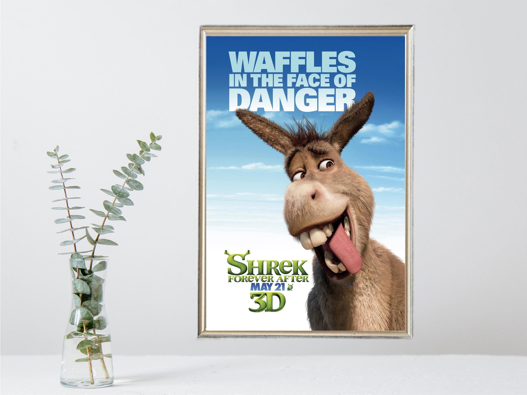 Shrek Movie Poster Vintage Movie Poster Limited Edition Collectible ...