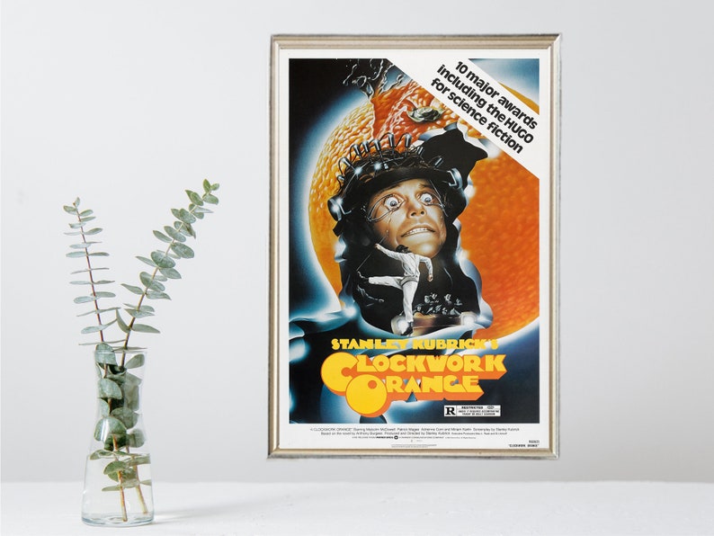 A Clockwork Orange Movie Poster Vintage Movie Poster - Etsy