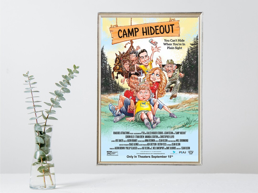 Camp Hideout Movie Poster Vintage Movie Poster Limited Edition ...