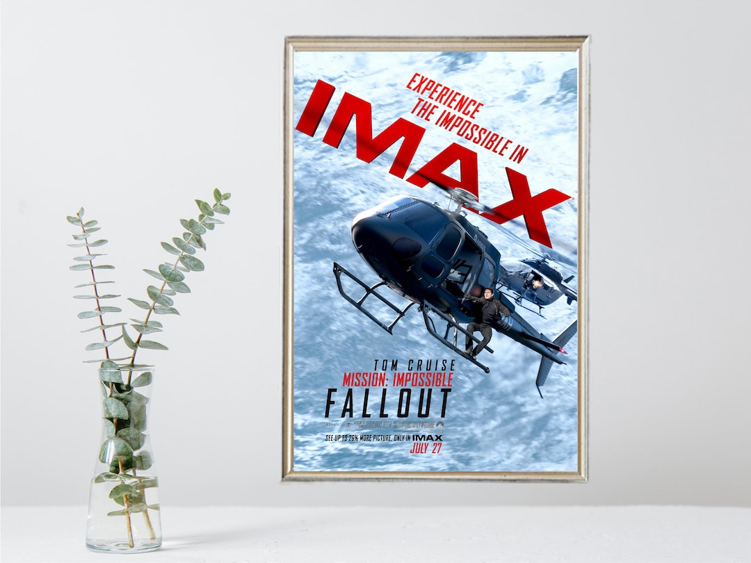 Mission Impossible Fallout Movie Poster Vintage Movie Poster Limited ...