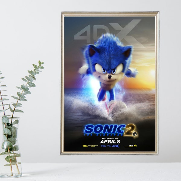 Sonic 2 Movie Poster - Etsy