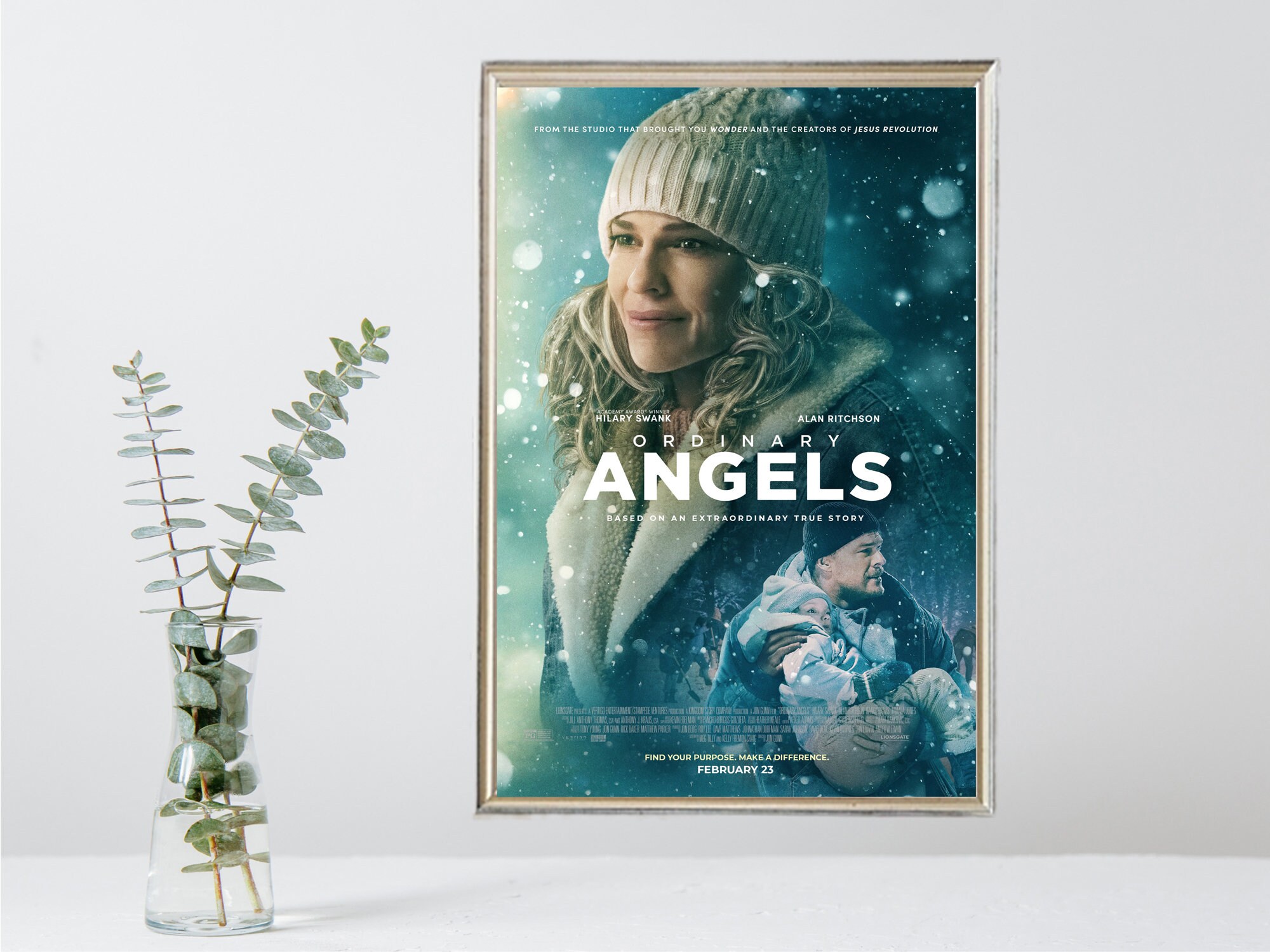Ordinary Angels Movie Poster Vintage Movie Poster Limited Edition ...