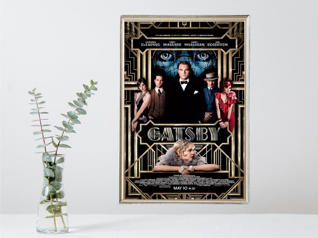 The Great Gatsby Movie Poster Vintage Movie Poster Limited Edition ...