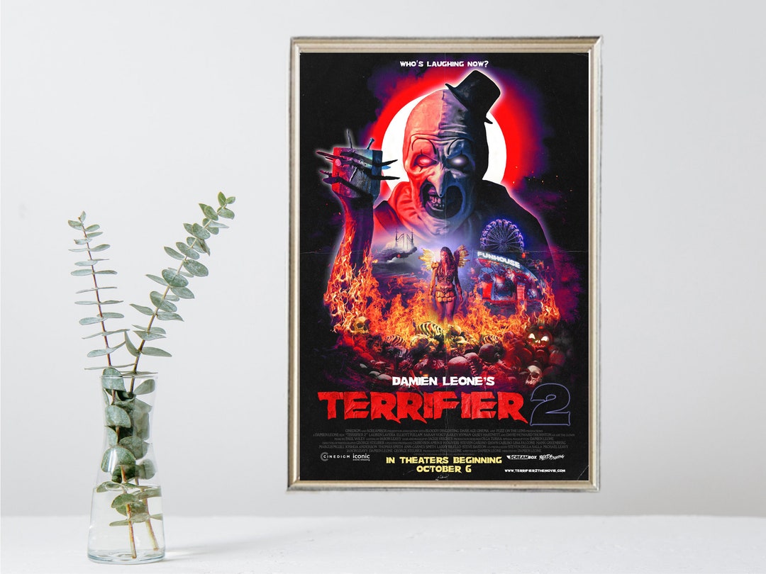 Terrifier 2 Movie Poster Vintage Movie Poster Limited Edition ...
