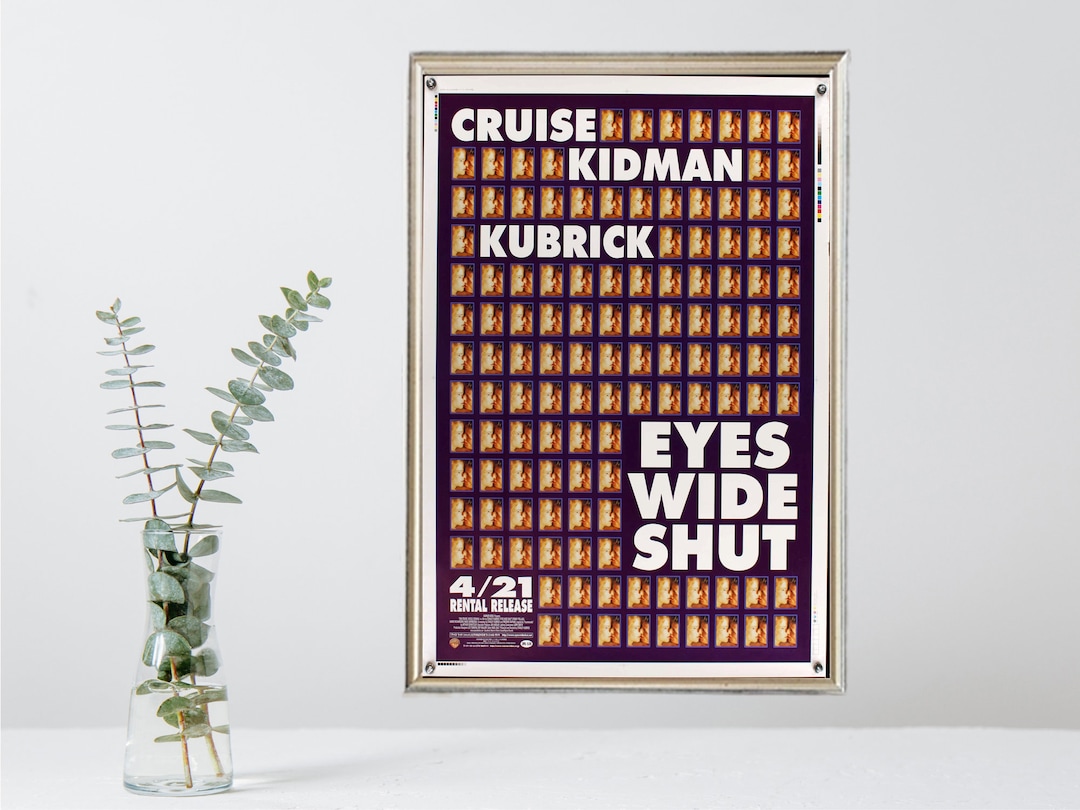 Eyes Wide Shut Movie Poster Vintage Movie Poster Limited Edition ...