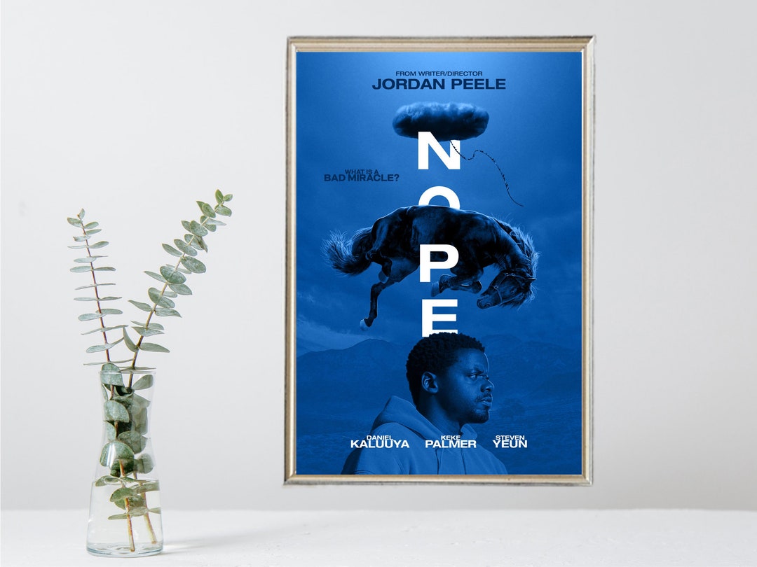 Nope Movie Poster Vintage Movie Poster Limited Edition Collectible Film ...