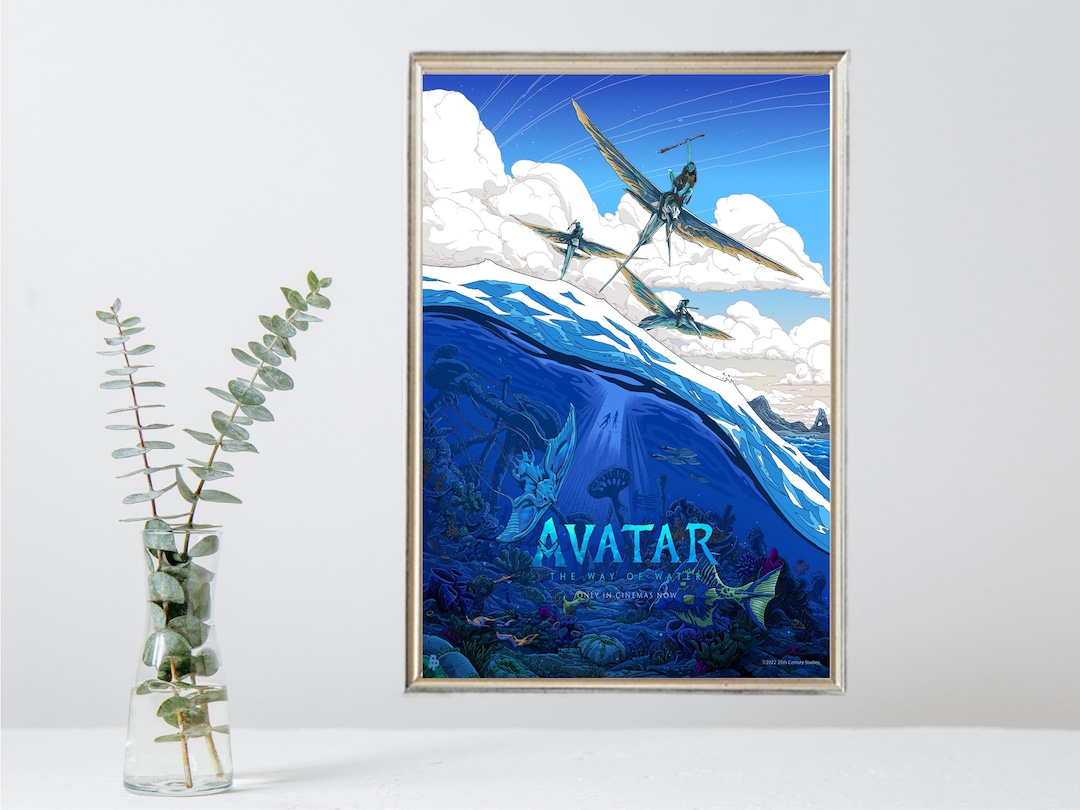 Avatar the Way of Water Movie Poster Vintage Movie Poster Limited ...