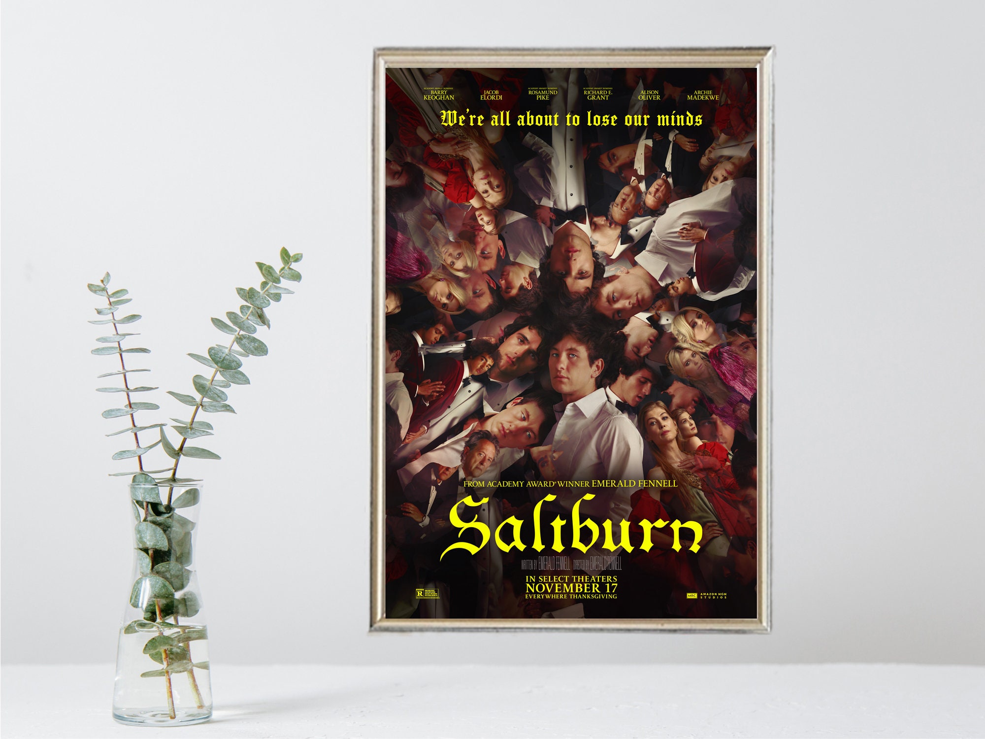 Saltburn Movie Poster- Vintage Movie Poster - Limited Edition ...