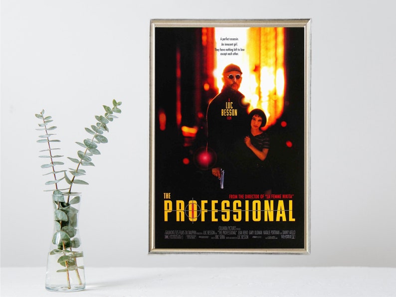Leon the Professional Movie Poster Vintage Movie Poster Limited Edition ...