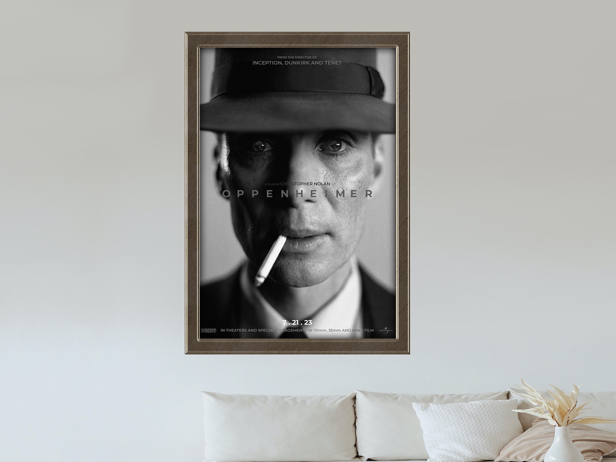 Oppenheimer - Vintage Movie Poster - Limited Edition Collectible - Film ...