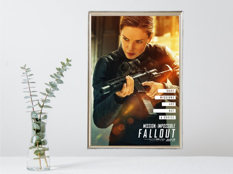 Mission Impossible Fallout Movie Poster Vintage Movie Poster Limited ...