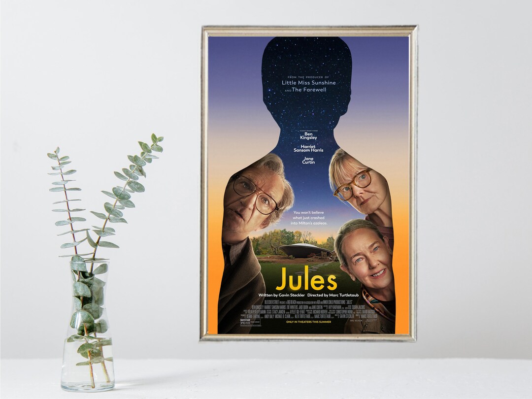 Jules Movie Poster Vintage Movie Poster Limited Edition Collectible ...