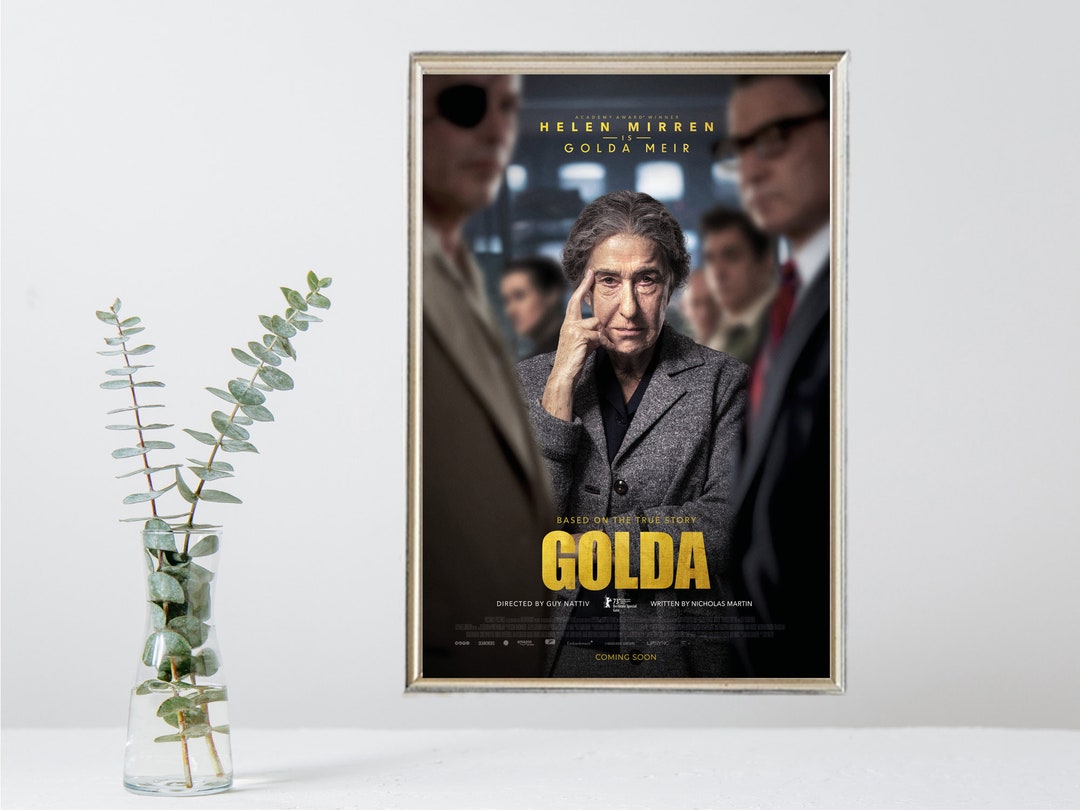 Golda Movie Poster Vintage Movie Poster Limited Edition Collectible ...