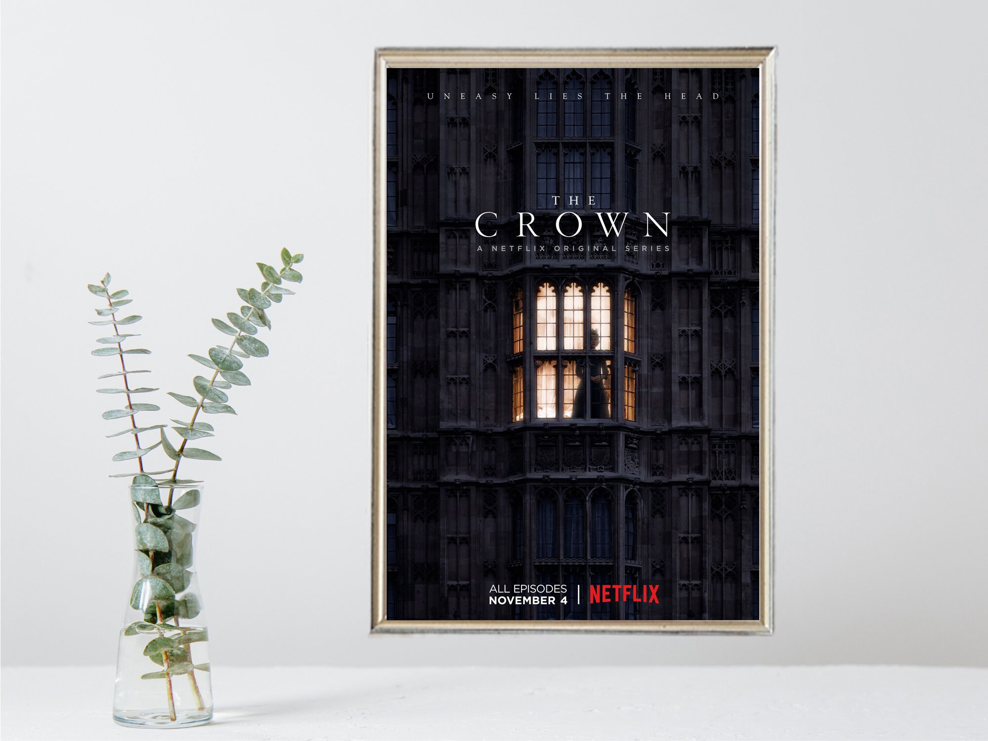 The Crown Season 1 Movie Poster Vintage Movie Poster Limited Edition ...