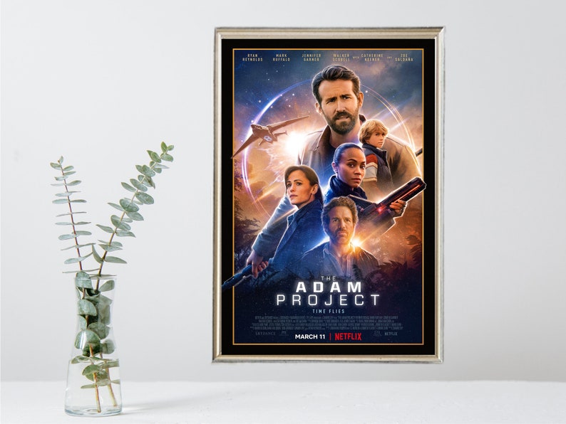 The Adam Project Movie Poster Vintage Movie Poster Limited Edition ...