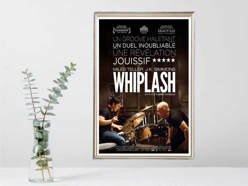 Whiplash Movie Poster Vintage Movie Poster Limited Edition Collectible ...