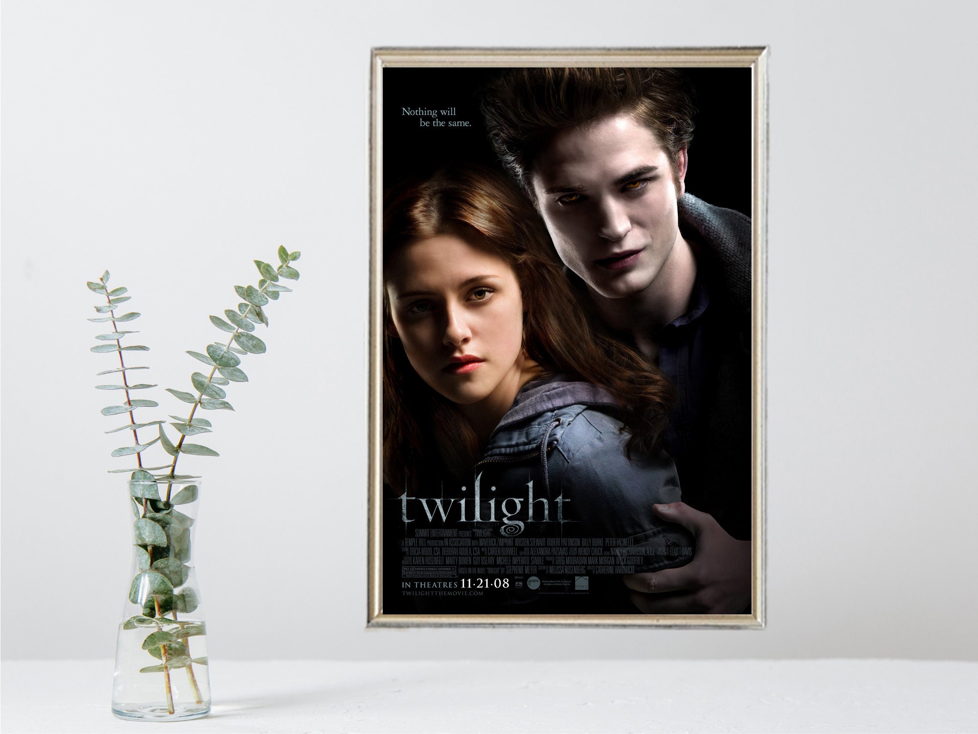 Twilight Movie Poster Vintage Movie Poster Limited Edition Collectible ...