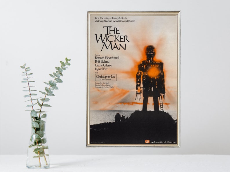 The Wicker Man Movie Poster Vintage Movie Poster Limited Edition ...