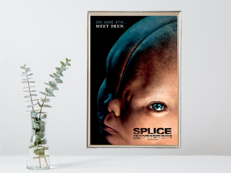 Splice Movie Poster Vintage Movie Poster Limited Edition Collectible ...
