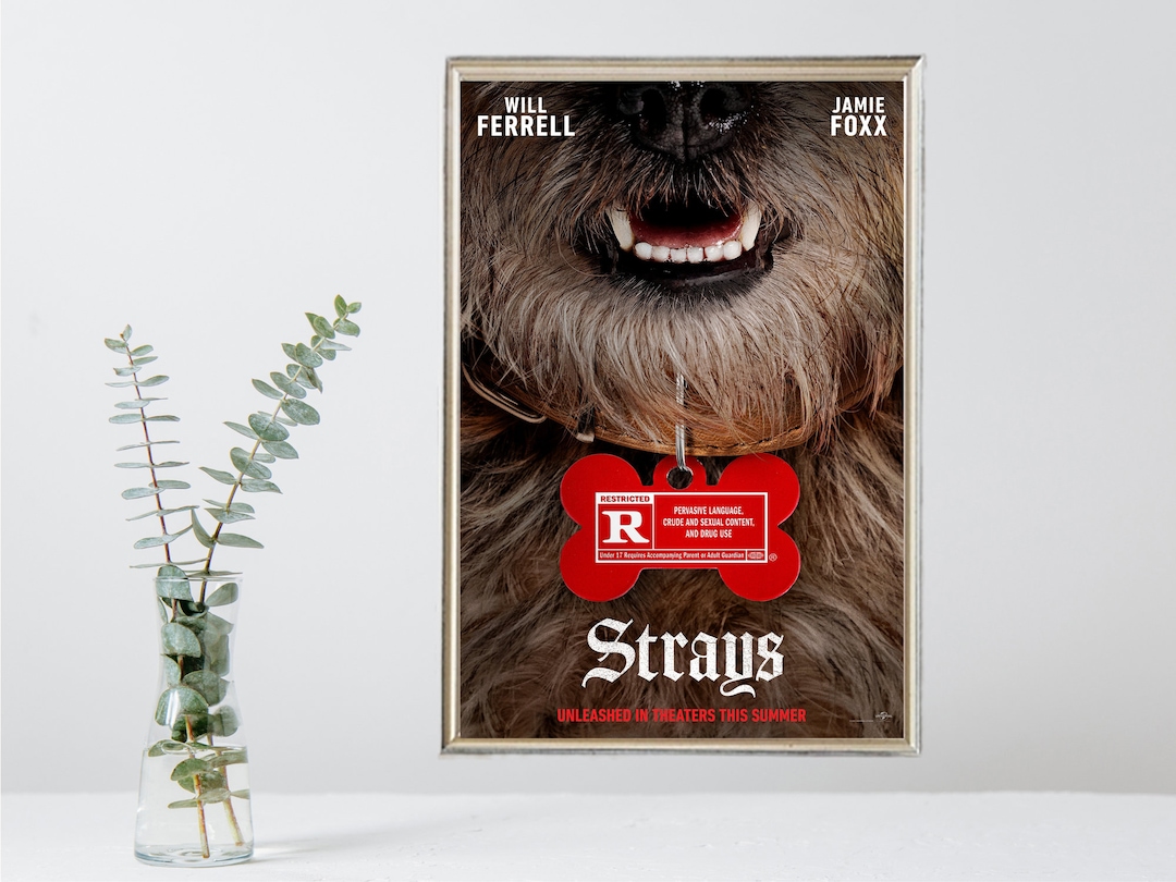 Strays Movie Poster Vintage Movie Poster Limited Edition Collectible ...