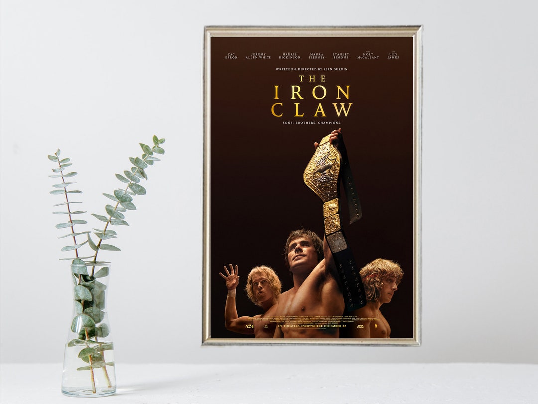 The Iron Claw Movie Poster Vintage Movie Poster Limited Edition ...