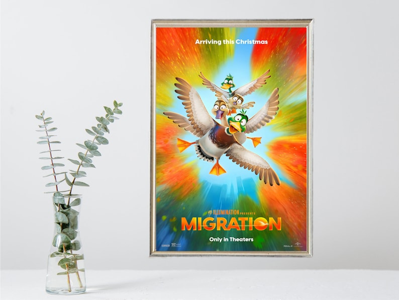 Migration Movie Poster Vintage Movie Poster Limited Edition Collectible ...
