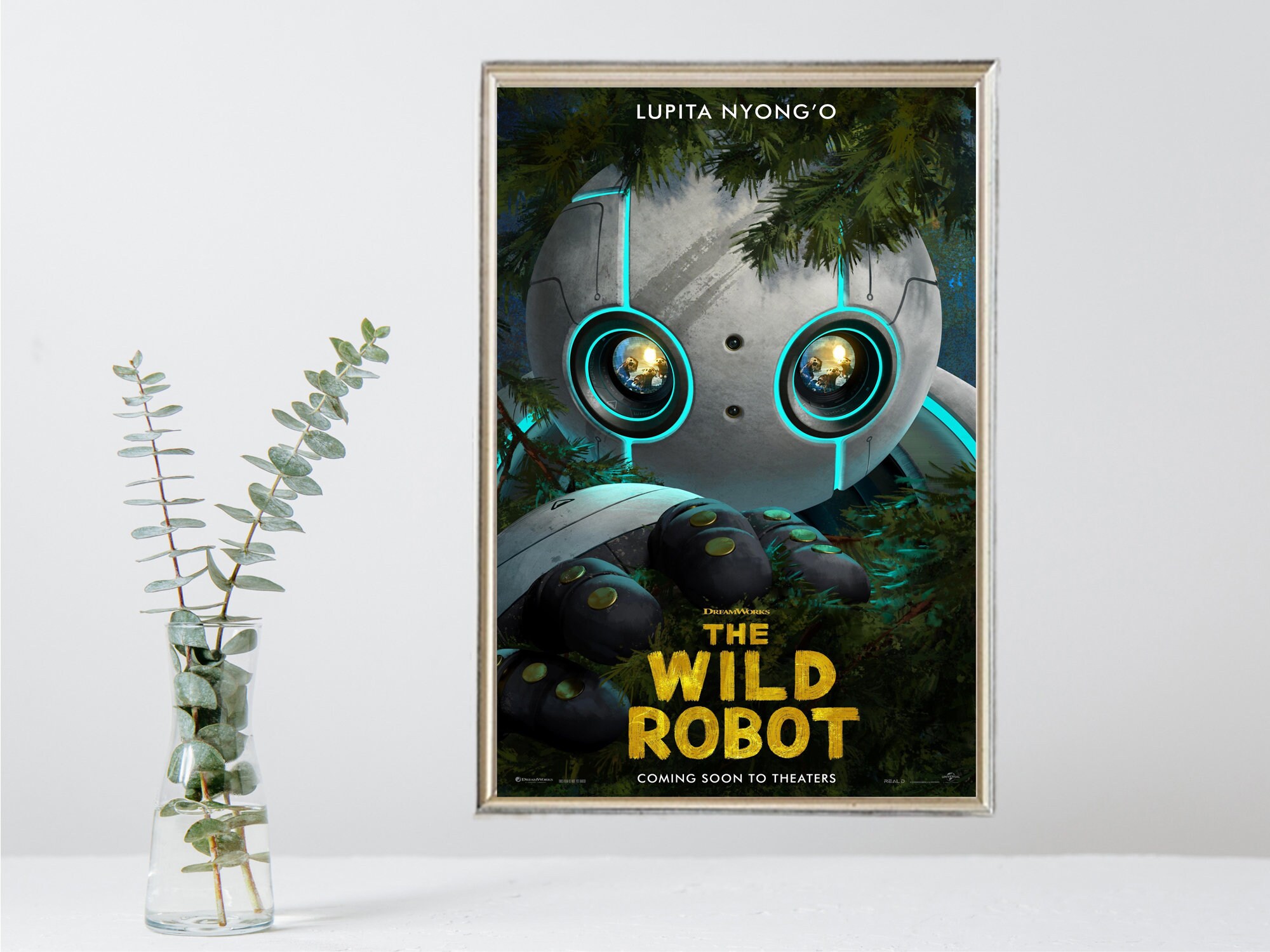 The Wild Robot Movie Poster Vintage Movie Poster Limited Edition ...