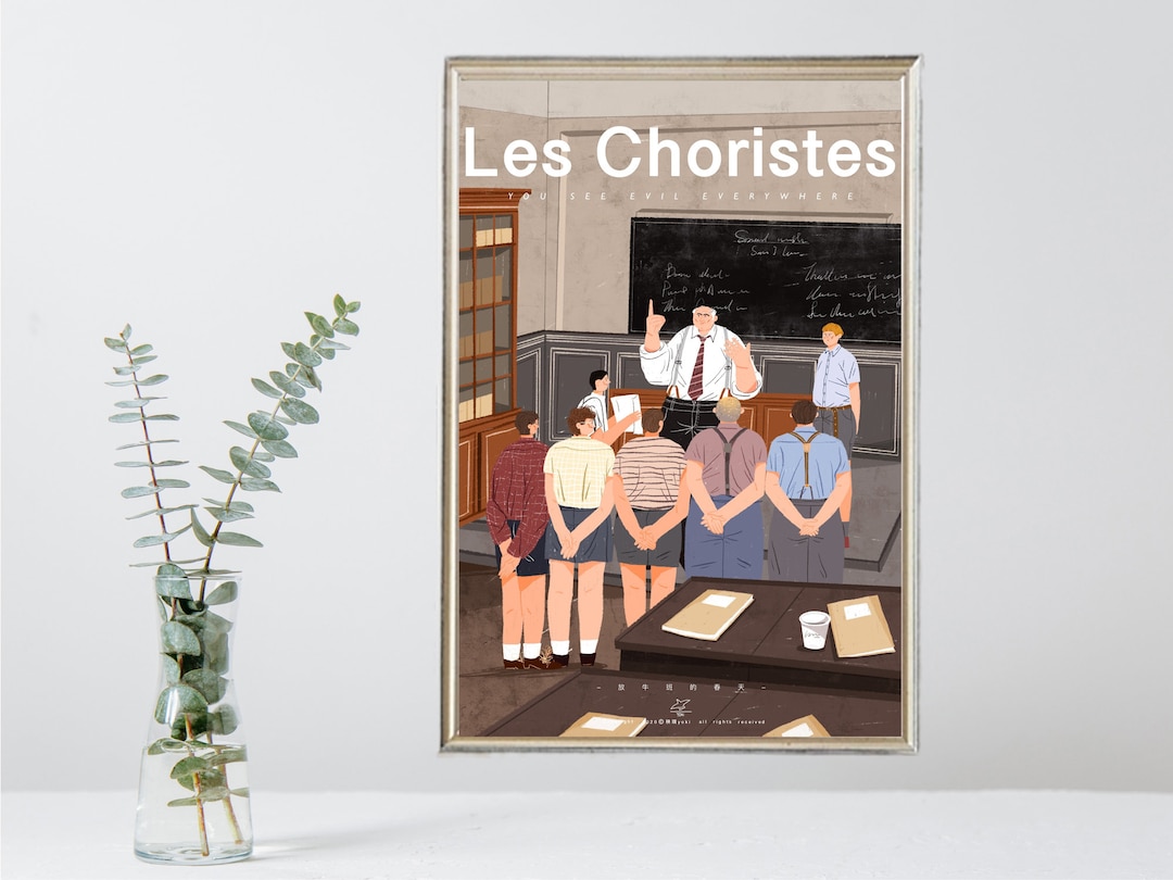 Les Choristes Movie Poster Vintage Movie Poster Limited Edition ...