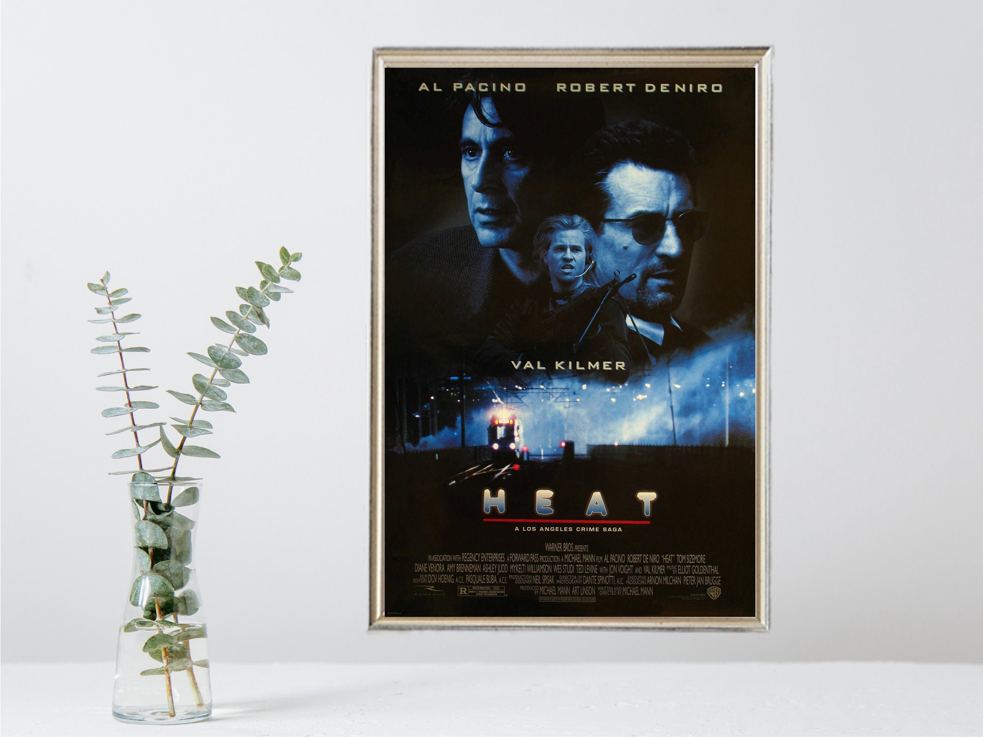 Heat Movie Poster Vintage Movie Poster Limited Edition Collectible Film ...