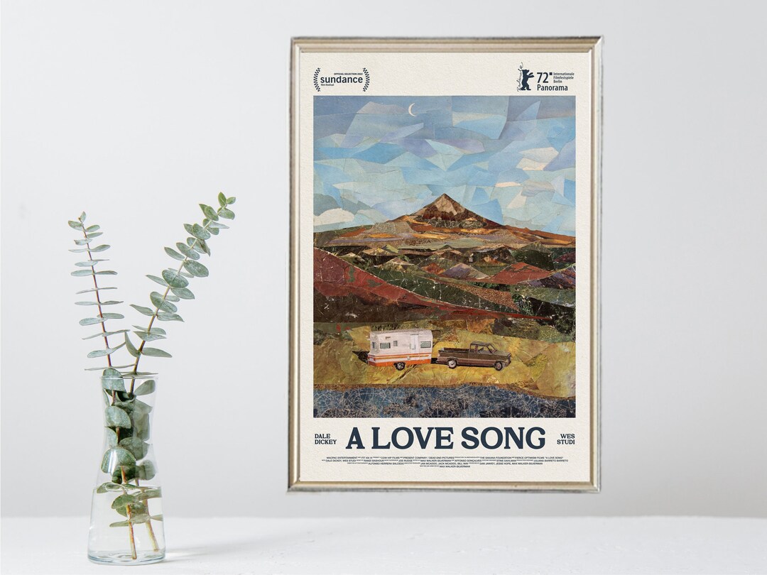 A Love Song Movie Poster Vintage Movie Poster Limited Edition ...
