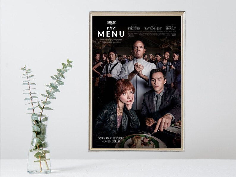 The Menu Movie Poster Vintage Movie Poster Limited Edition Collectible ...