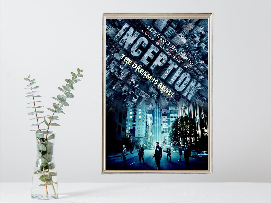 Inception Movie Poster Vintage Movie Poster Limited Edition Collectible ...