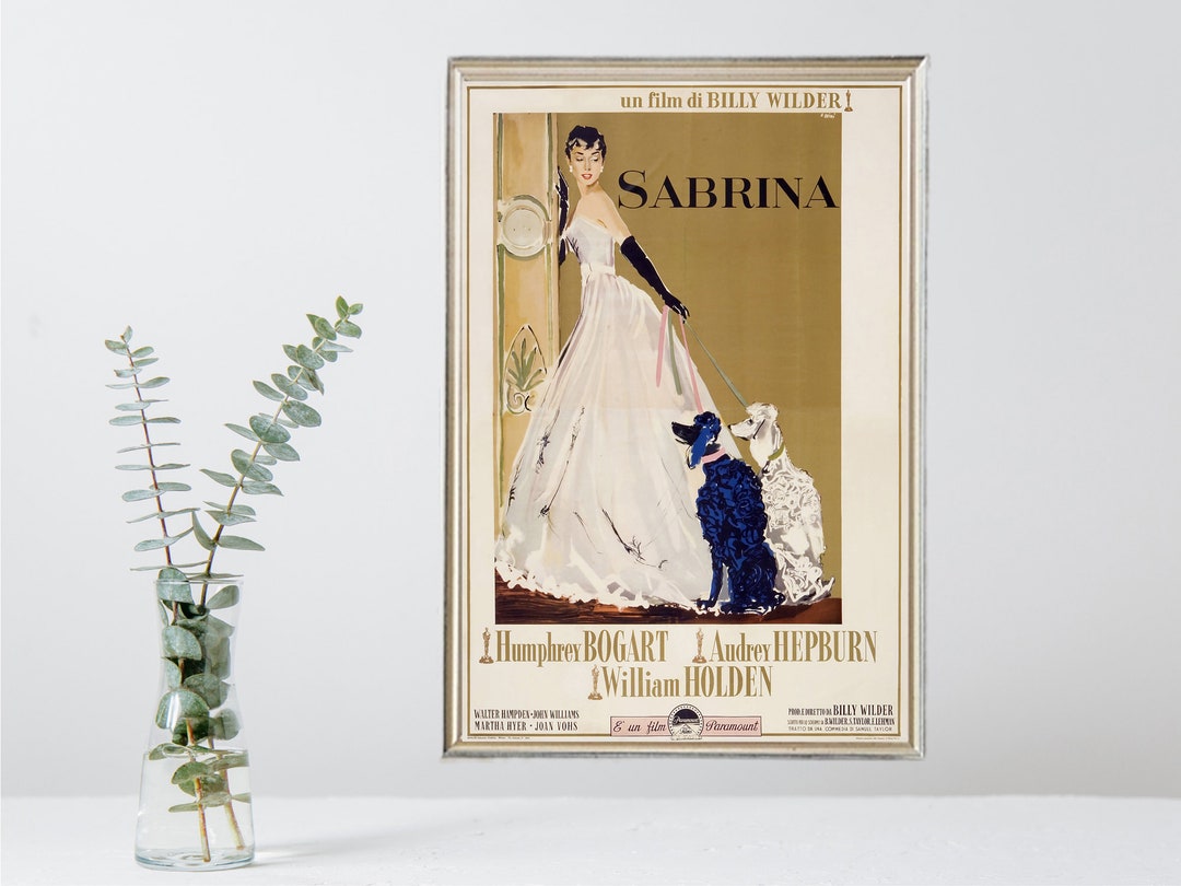 Sabrina Movie Poster Vintage Movie Poster Limited Edition Collectible ...